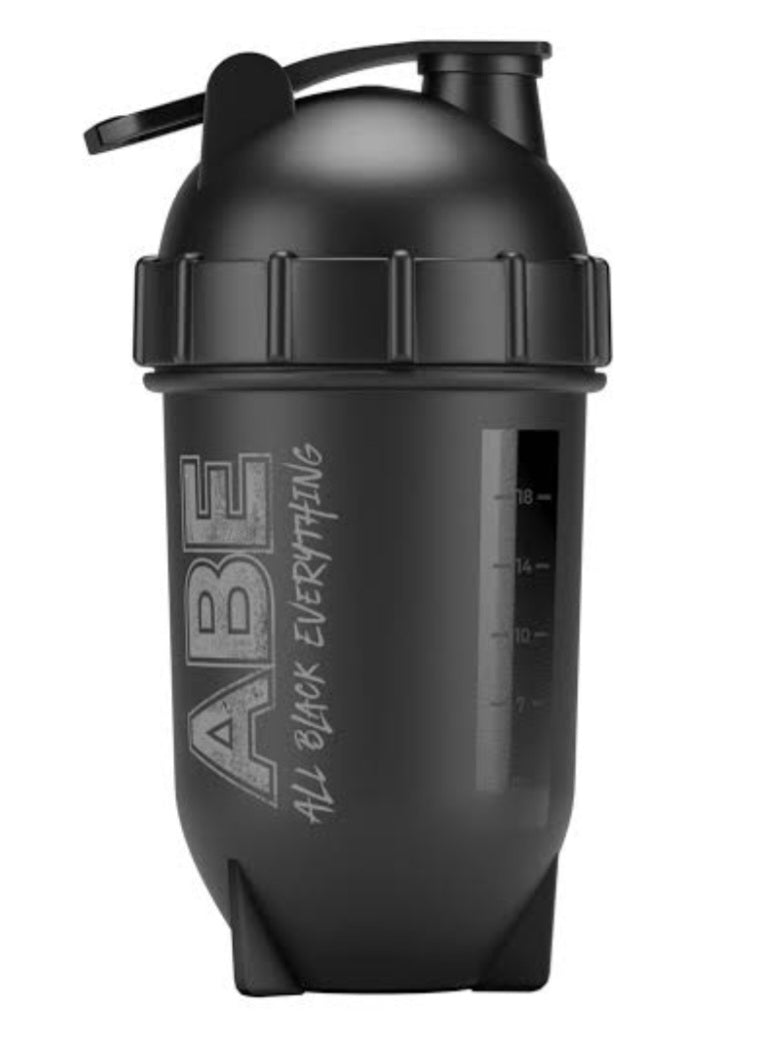 ABE Bullet Shaker - 500ml, Capsule Shaker Easy to Clean, BPA Free (Bla